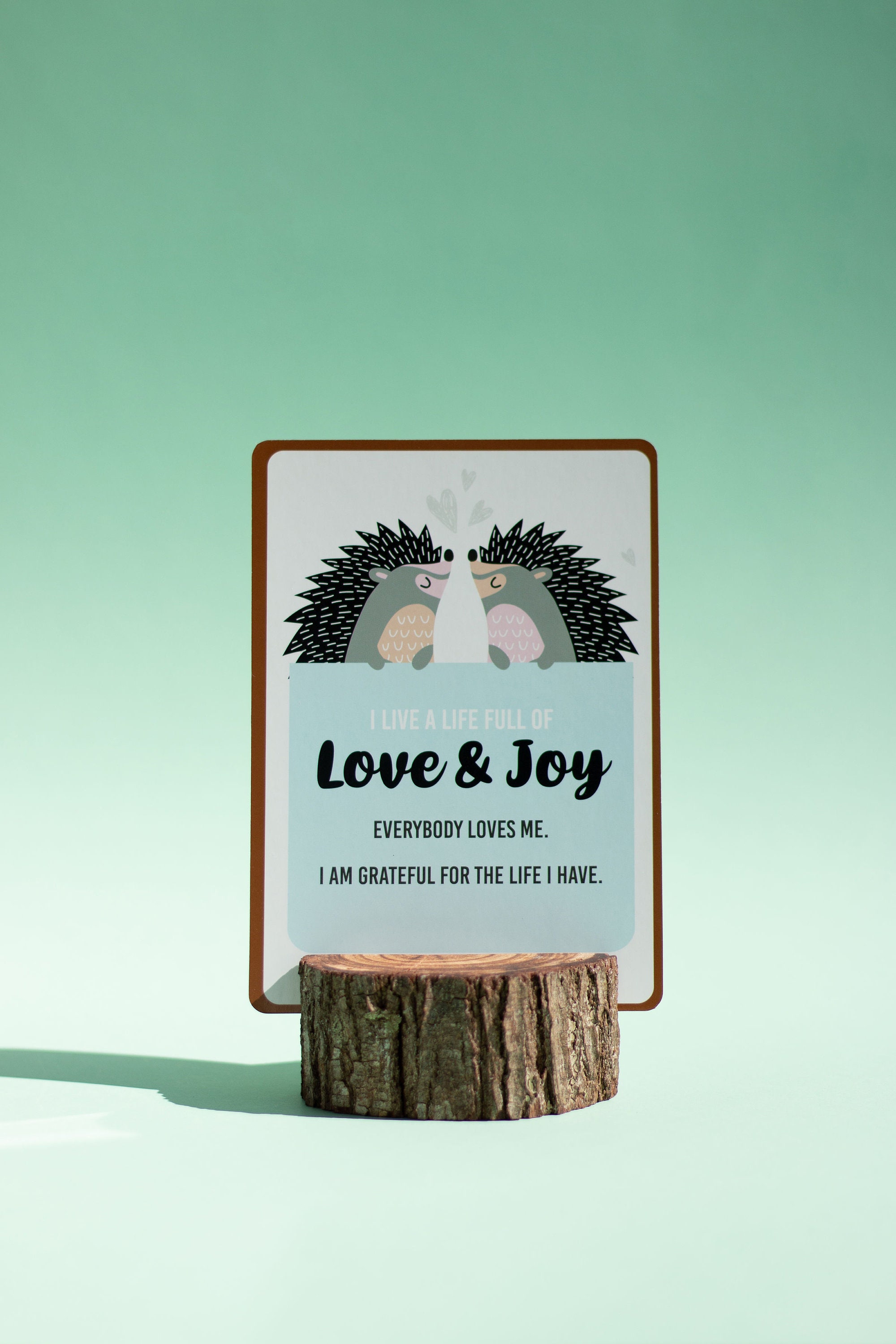 Natural Wooden Card Stand Wood Slice Menu Card Holder - Etsy