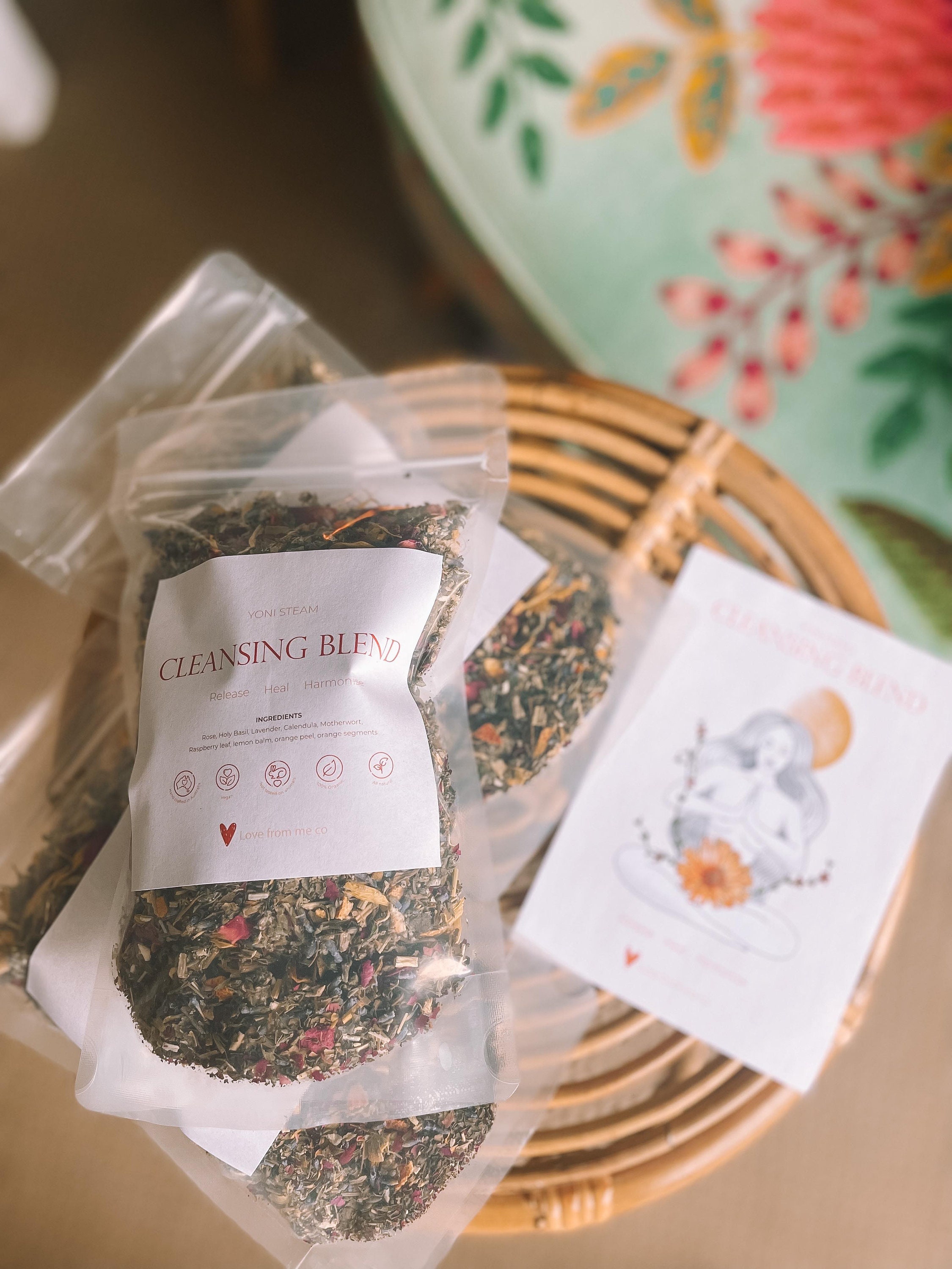 Organic Yoni Womb & Pelvic Steam Blend - Cleanse, Release and Heal - Etsy