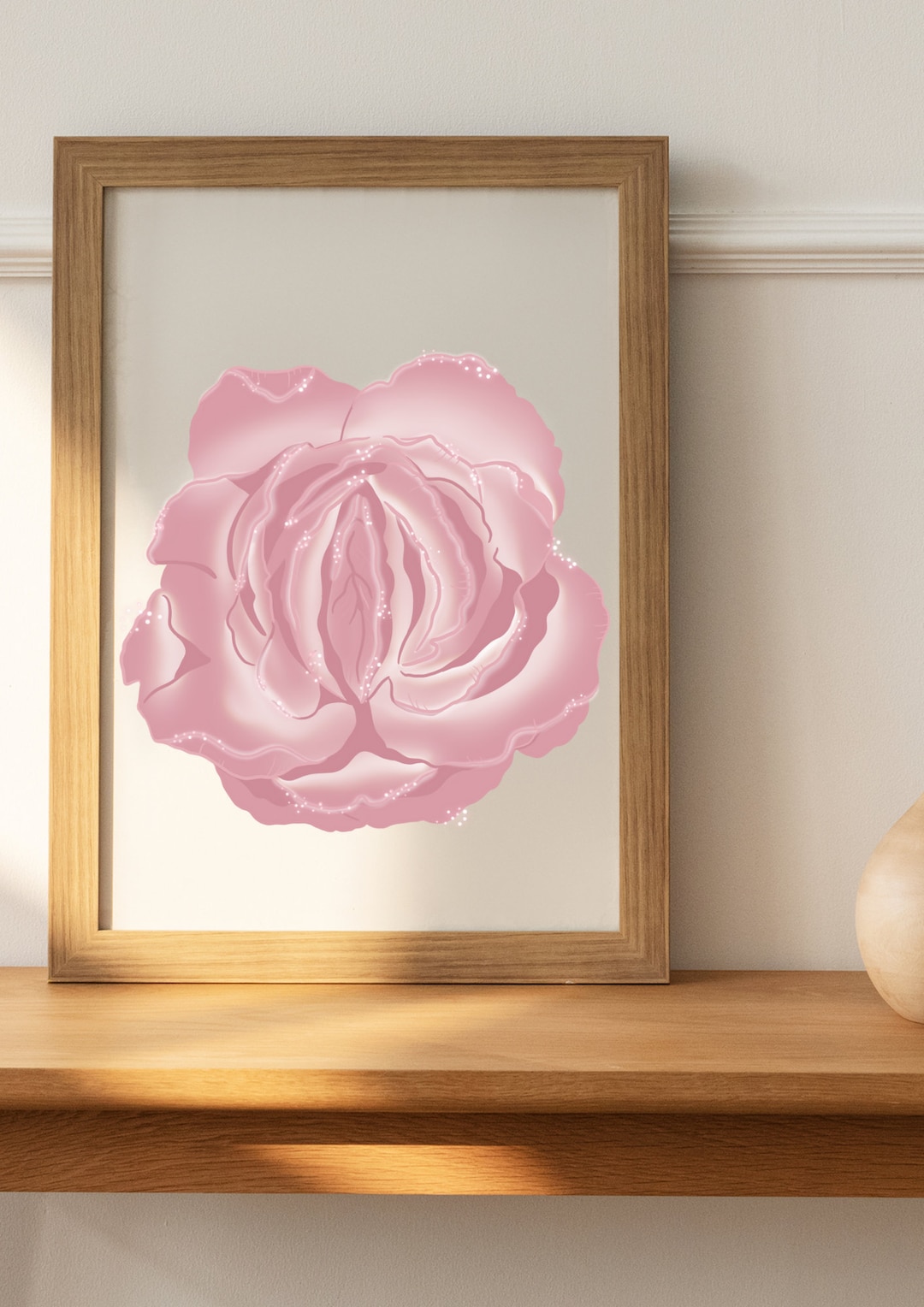 DOWNLOADABLE Spiritual Digital Art Print - Yoni Love, Vagina Art ...