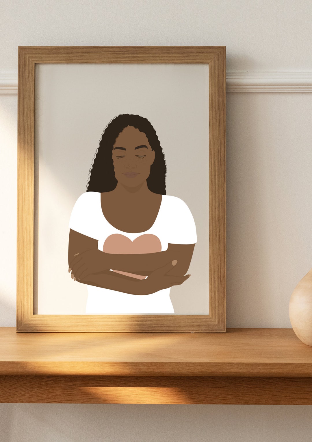 DOWNLOADABLE Spiritual Digital Art Print - I Am Safe and Protected ...