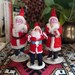 Vintage Ceramic Santa With His Elves in His Toy Shop - Etsy