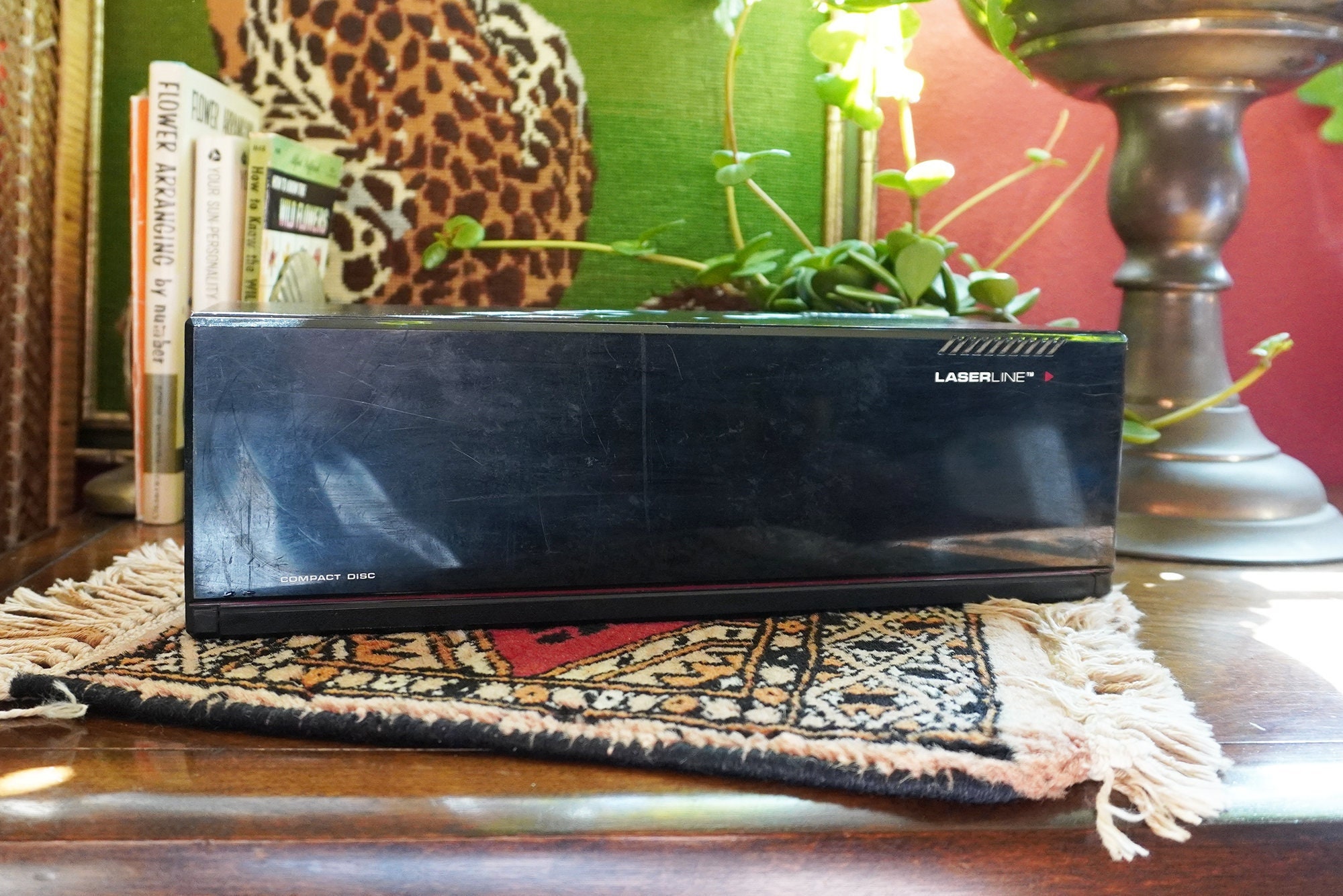 Vintage Laserline CD Storage Cabinet 12 Slot Capacity Compact Disc ...