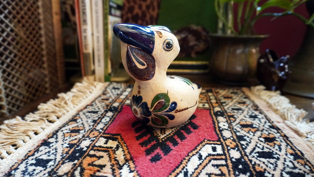 Tonala Vintage Mexican Folk Pottery Pelican - Etsy
