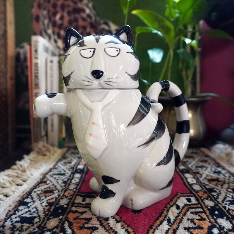 Cat Tea Pot - Etsy