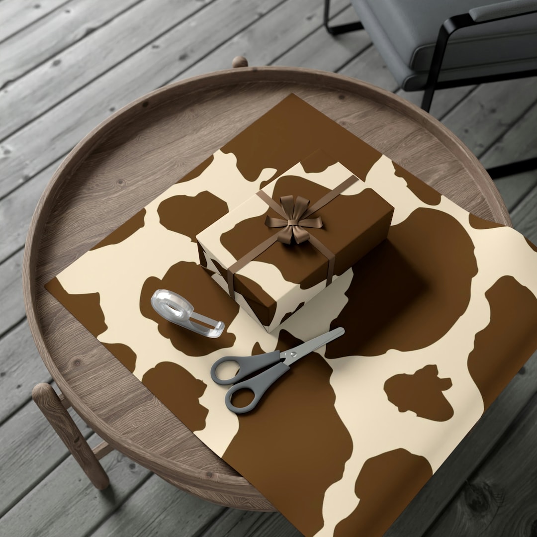 Cow Print Wrapping Paper Gift Wrap Papers - Etsy