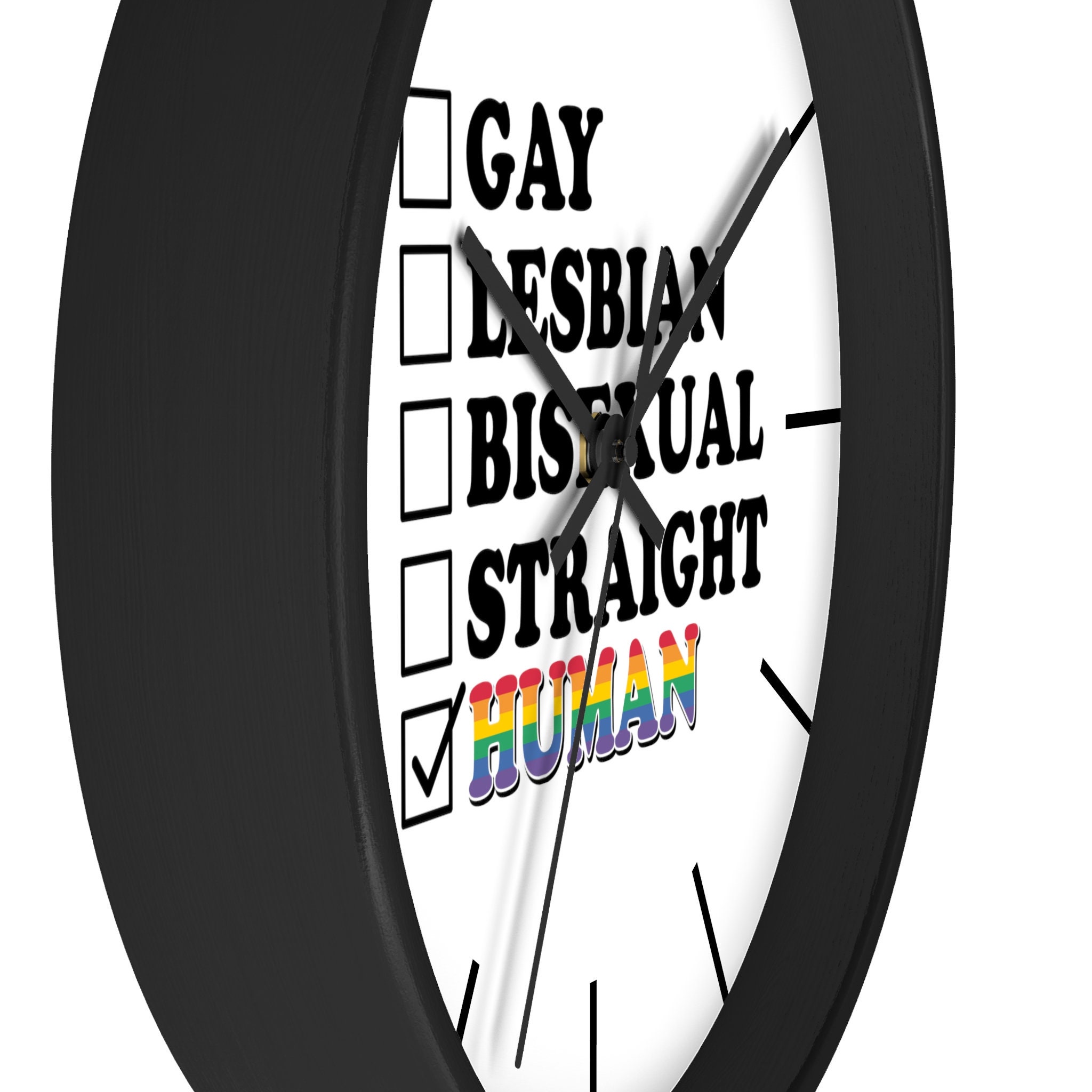 Pride Wall Clock Pride Month LGBTQ pride Christmas Present Trans Pan ...