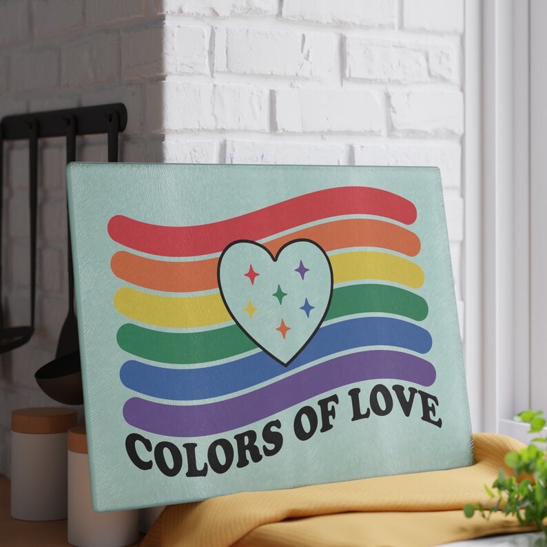 Proud Ally Cutting Board LGBTQIA Gift LGBTQ Queer Coming - Etsy