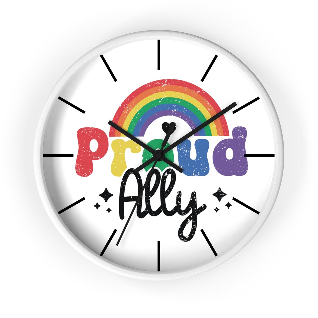 Pride Wall Clock Pride Month LGBTQ pride Christmas Present Trans Pan ...