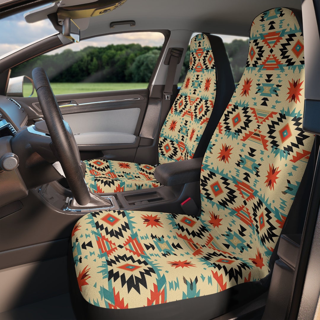 Southwestern Car Seat Cover Western Style Seat Covers Wild West Car ...