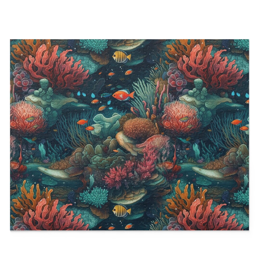 Under the Sea Jigsaw Puzzle 120, 252, 500-piece Marine Life Puzzle Gift ...