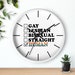 Pride Wall Clock Pride Month LGBTQ pride Christmas Present Trans Pan ...