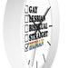 Pride Wall Clock Pride Month LGBTQ pride Christmas Present Trans Pan ...