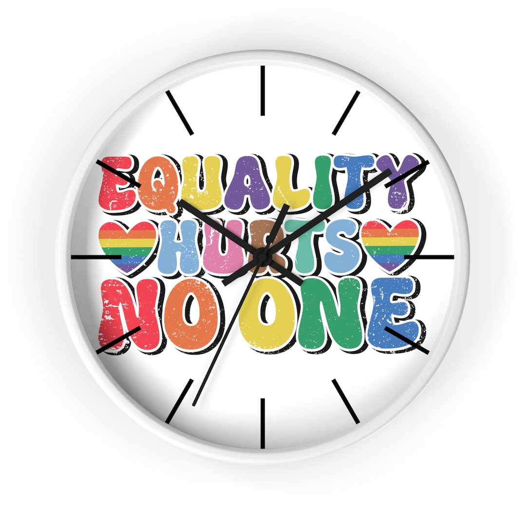 Pride Wall Clock Pride Month LGBTQ pride Christmas Present Trans Pan ...