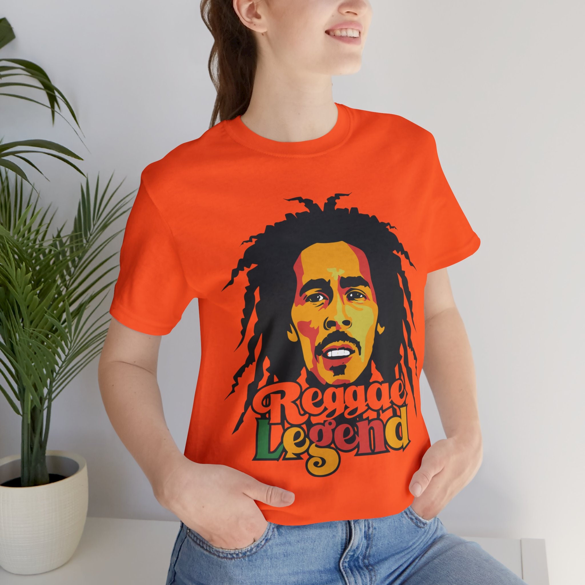 Bob Marley Reggae Legend T-shirt, Rastafarian Style, Vintage Tee, Gift ...