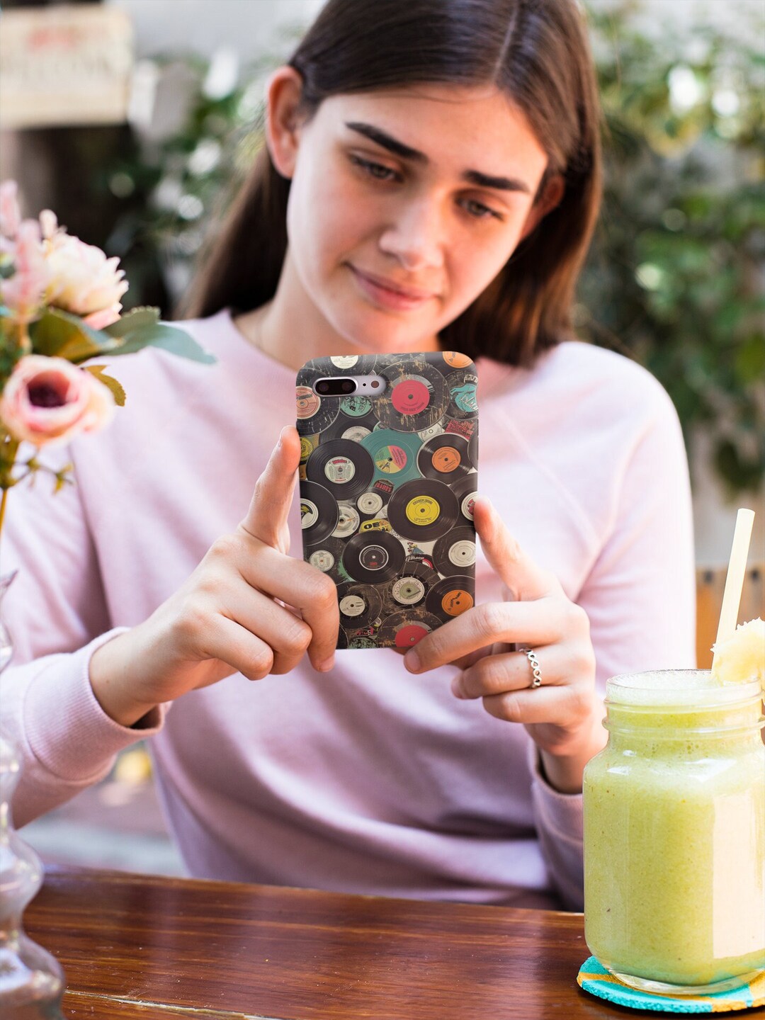 Retro Vinyl Records Case Rock Band Label Design Music Lover's Gift ...