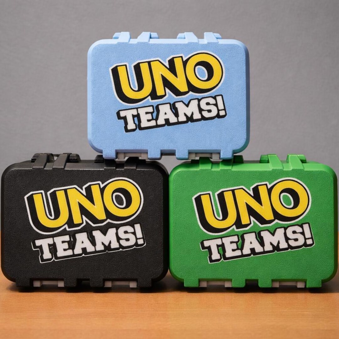 UNO Teams 3d Printed Storage Box | Card Game Organizer & Holder - Etsy