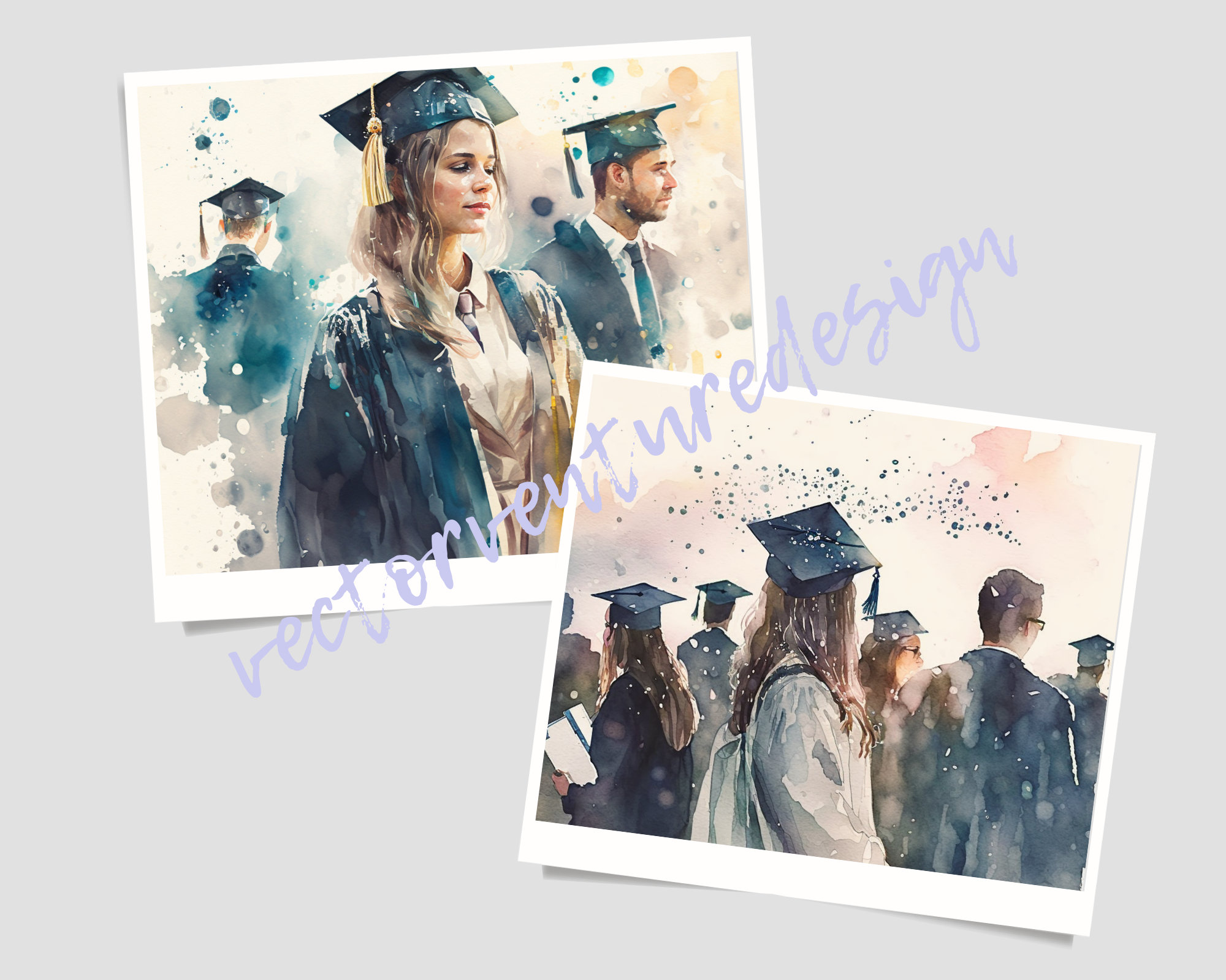 Graduation Celebration Clip Art - 10 JPG Files - Instant Download ...
