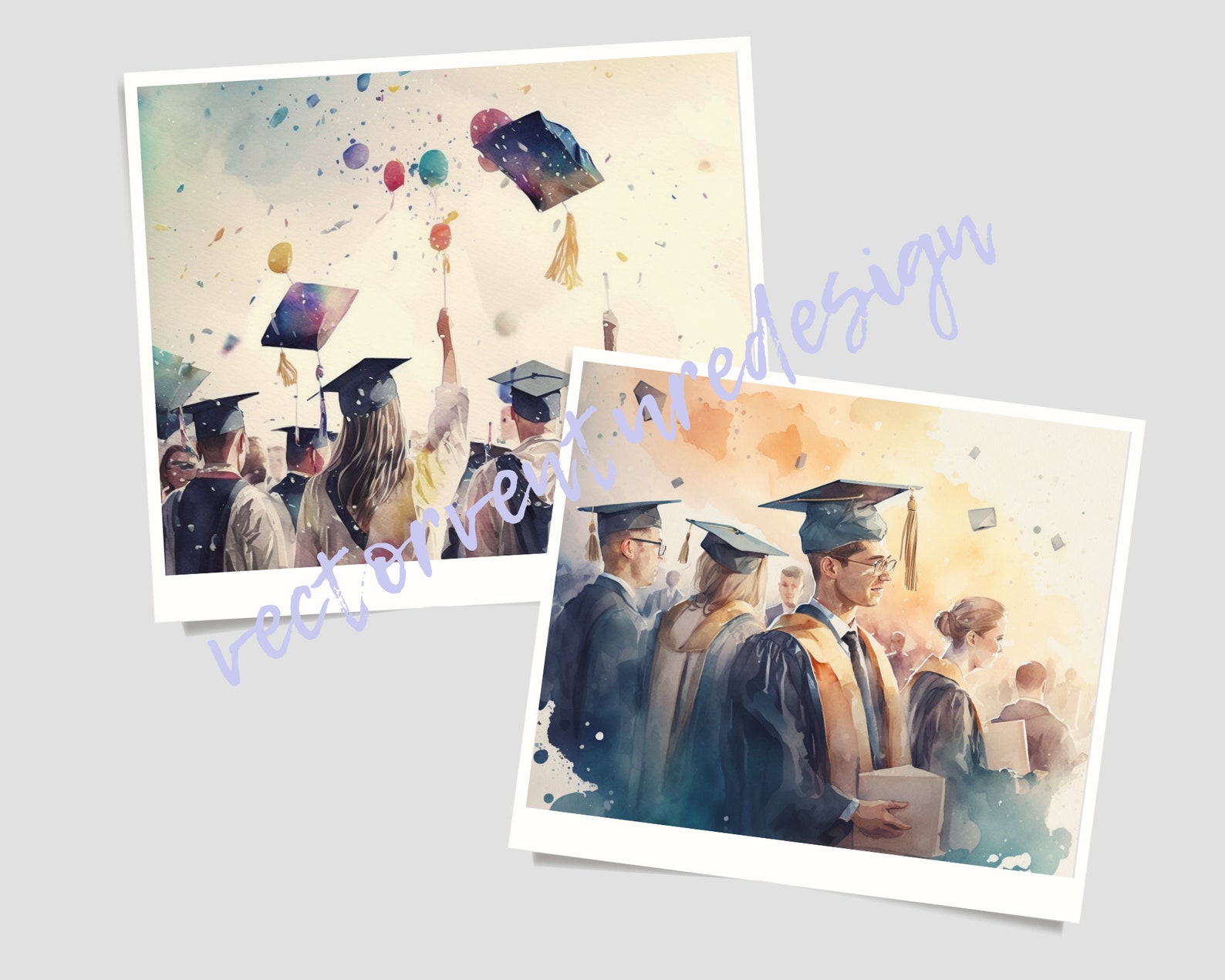 Graduation Celebration Clip Art - 10 JPG Files - Instant Download ...