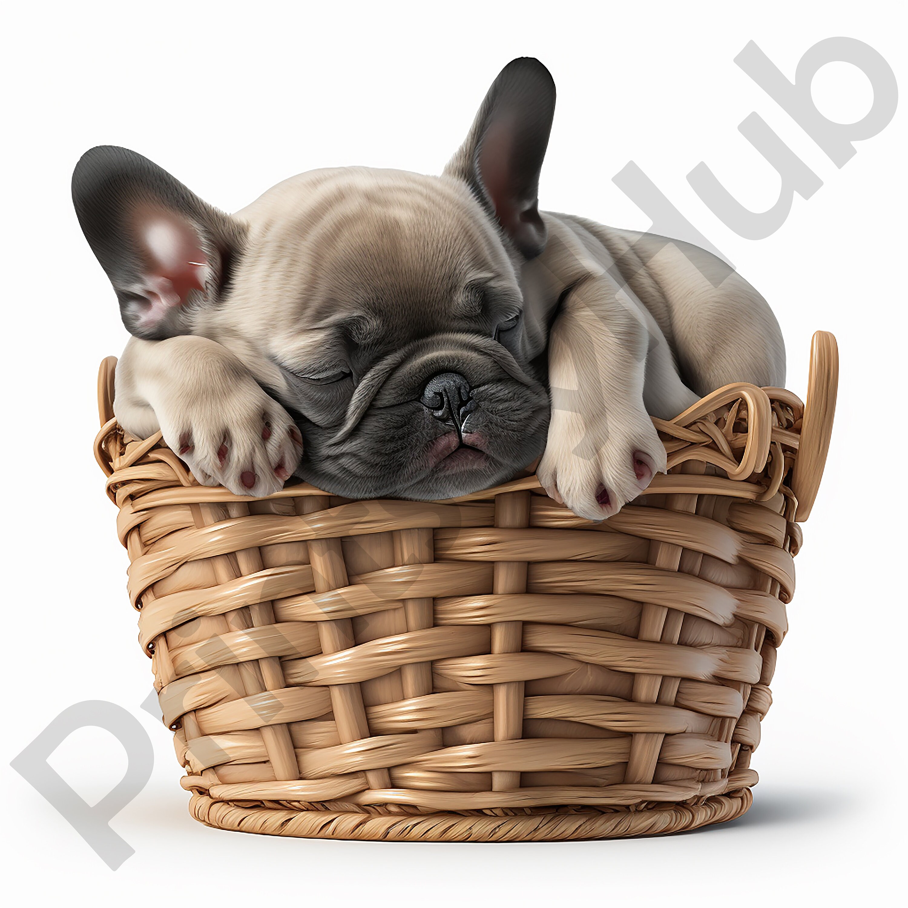 French Bulldog Clipart Bundle Cute Adorable Frenchie Puppy Images High ...
