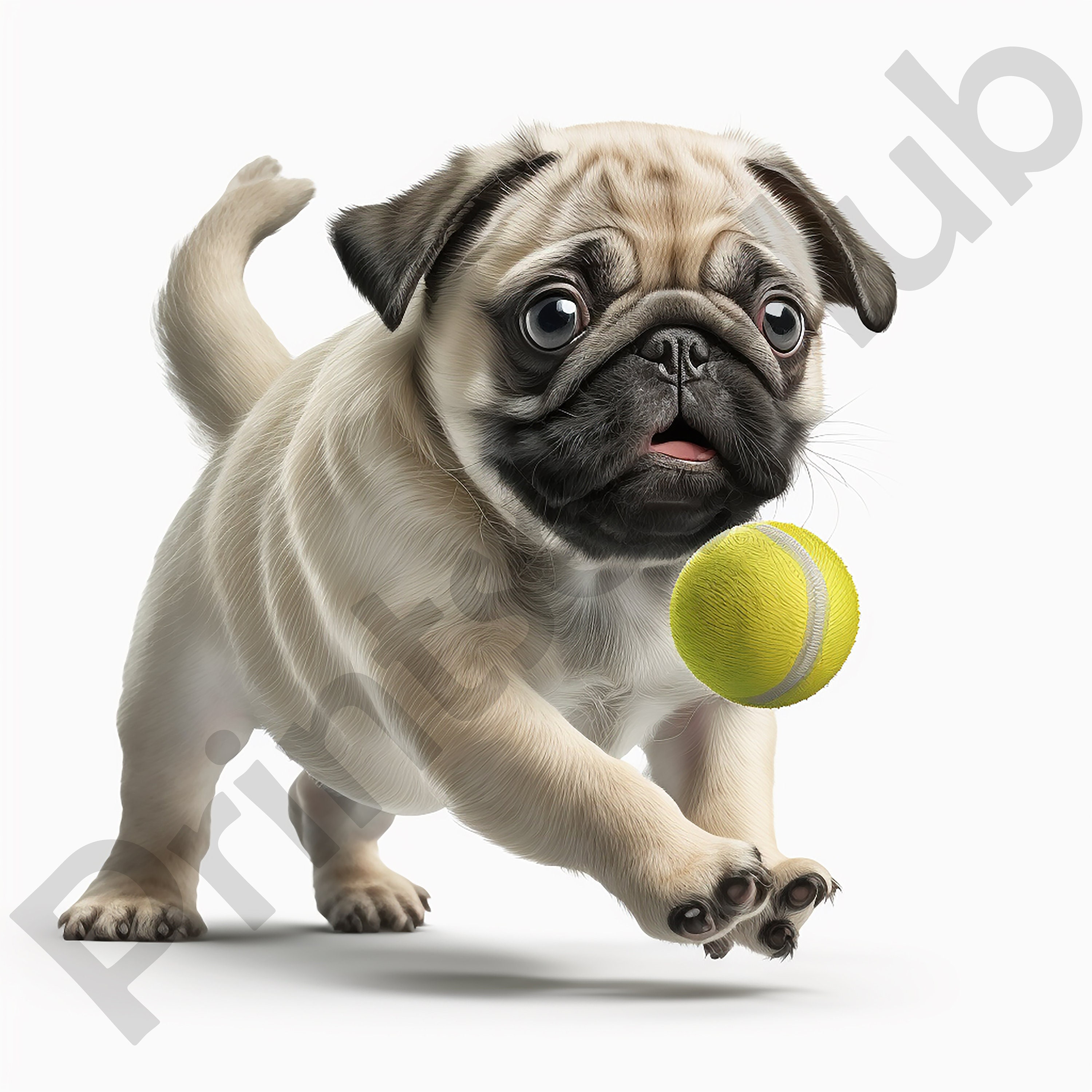 Best Pug Clipart Bundle Cute Adorable Pug Puppy Images High Quality ...