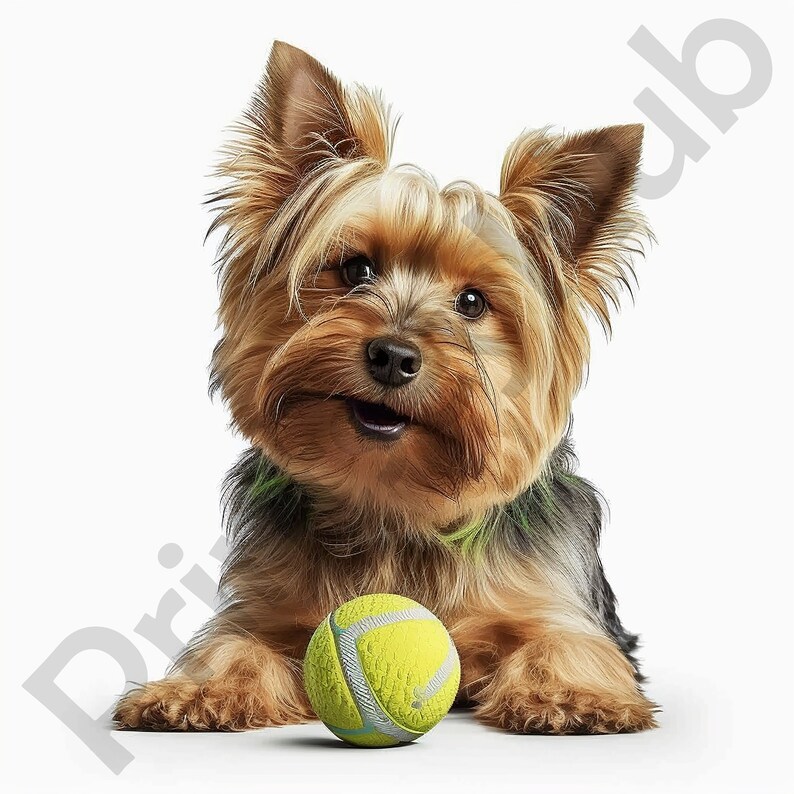 Yorkshire Terrier Clipart Bundle Cute Adorable Yorkie Puppy Images High Quality Printable Art No ...