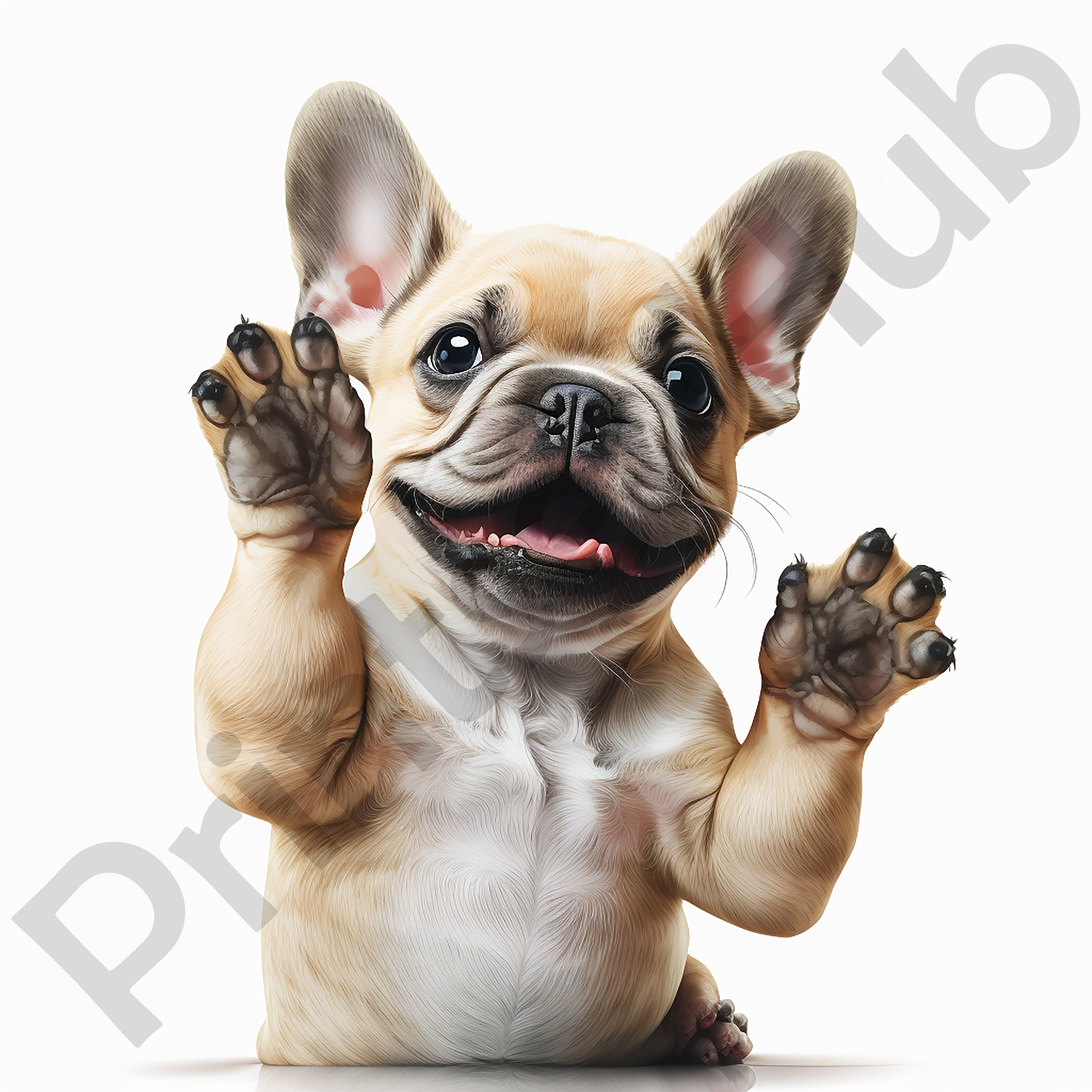 French Bulldog Clipart Bundle Cute Adorable Frenchie Puppy Images High ...