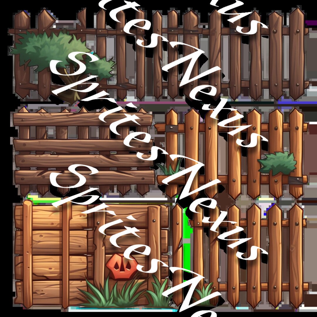 Fences Video Game Sprites/assets - Etsy