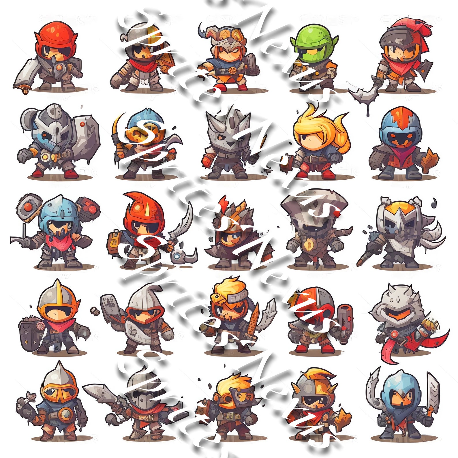 Characters Video Game Sprites/assets - Etsy