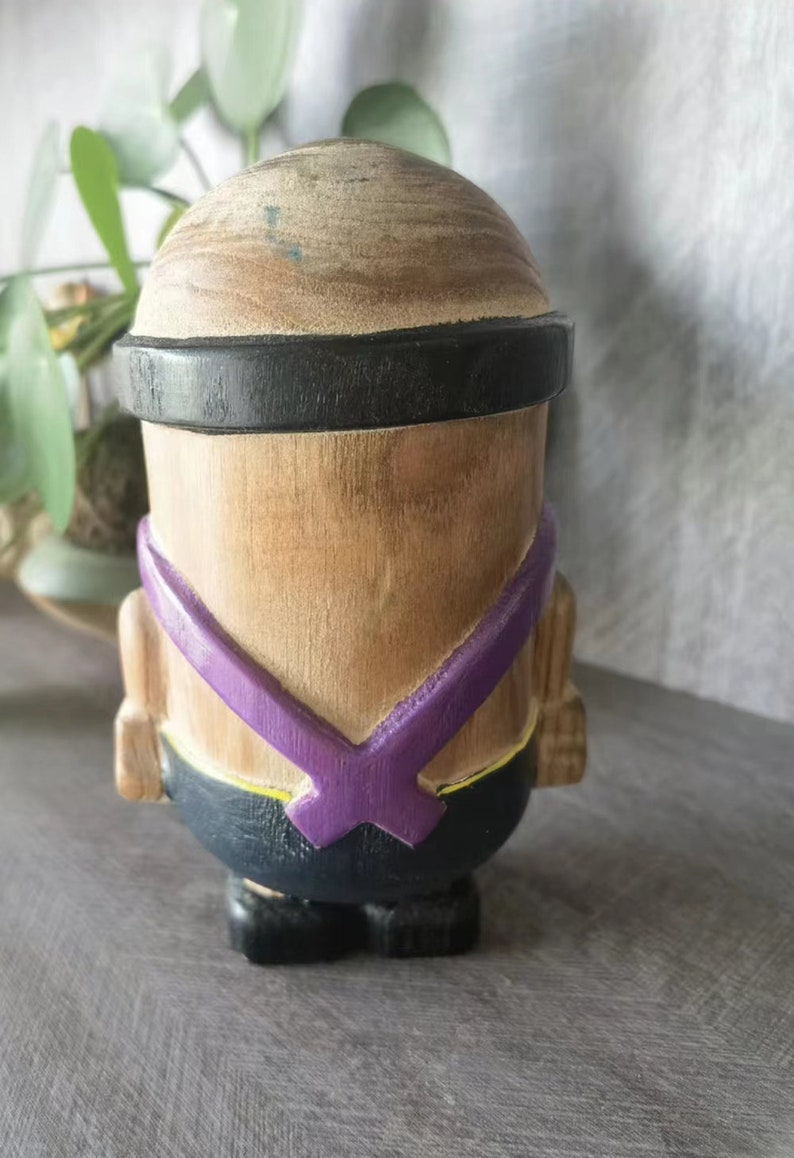 Wooden Minions / Wood Carving / Home Furnishings / Household - Etsy