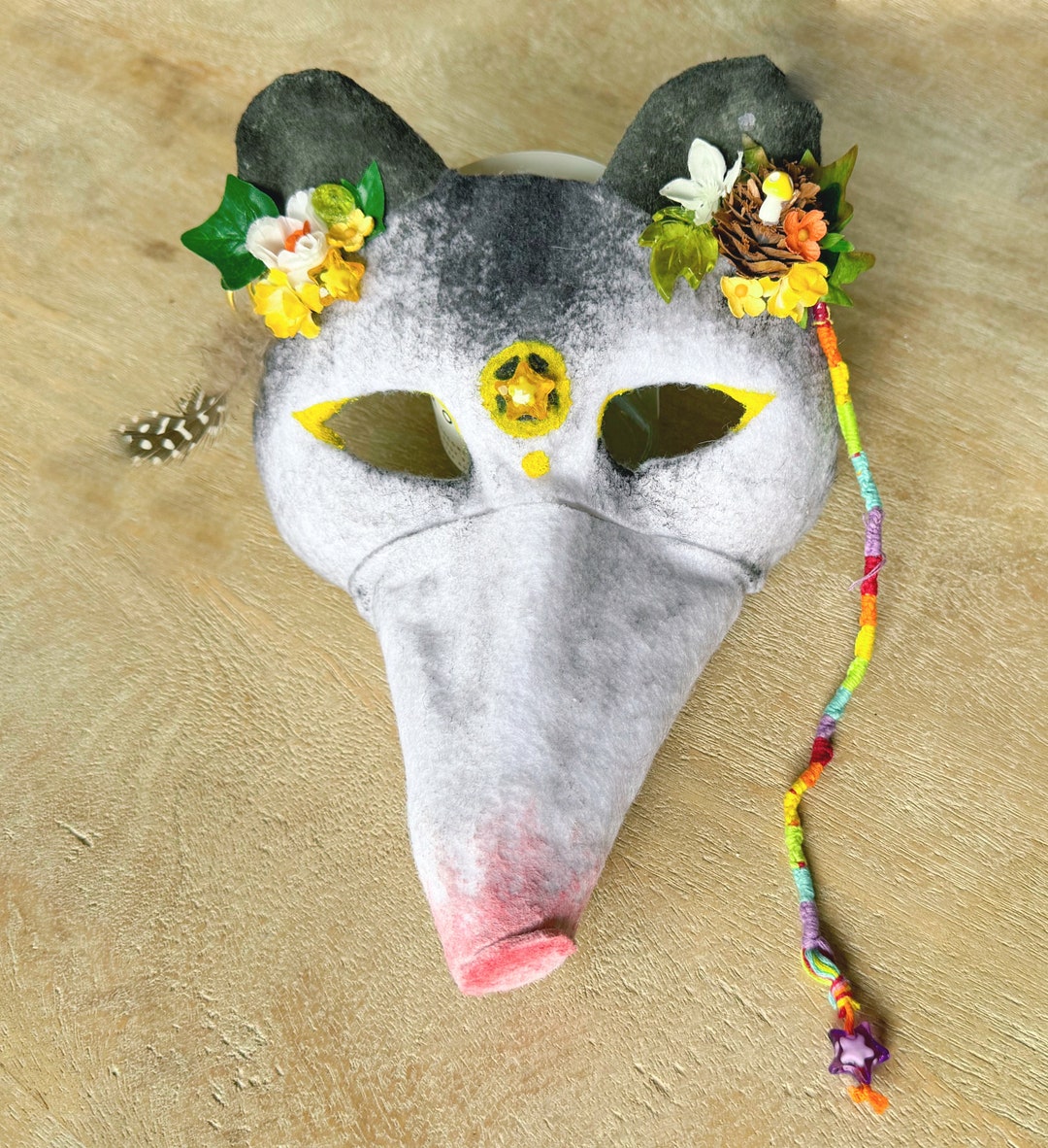 Possum Animal Cosplay Mask Handmade MQ-HQ - Etsy