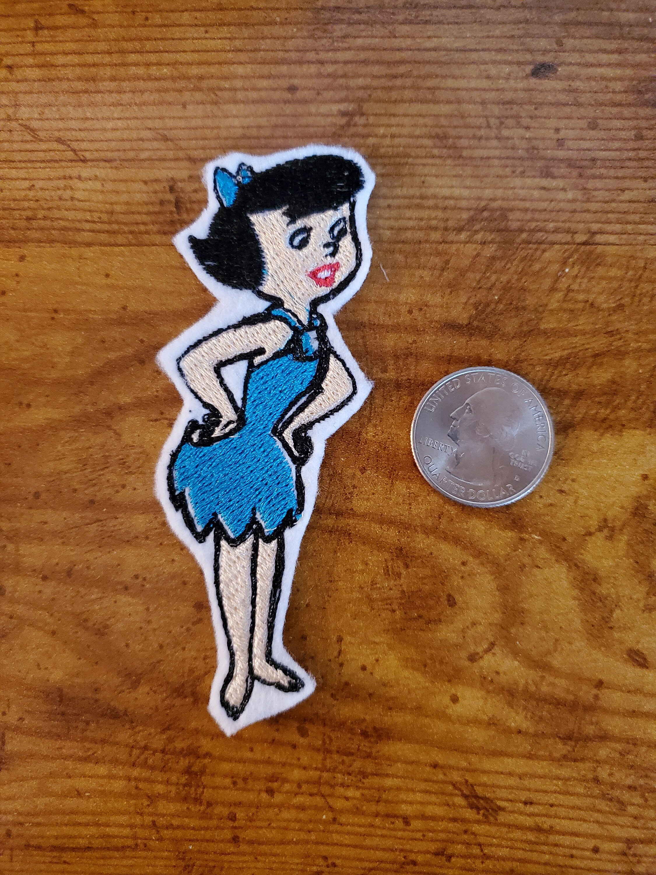 Flintstones Iron on Patches-kazoo Pebbles & Bam Bam Fred Betty Dino ...