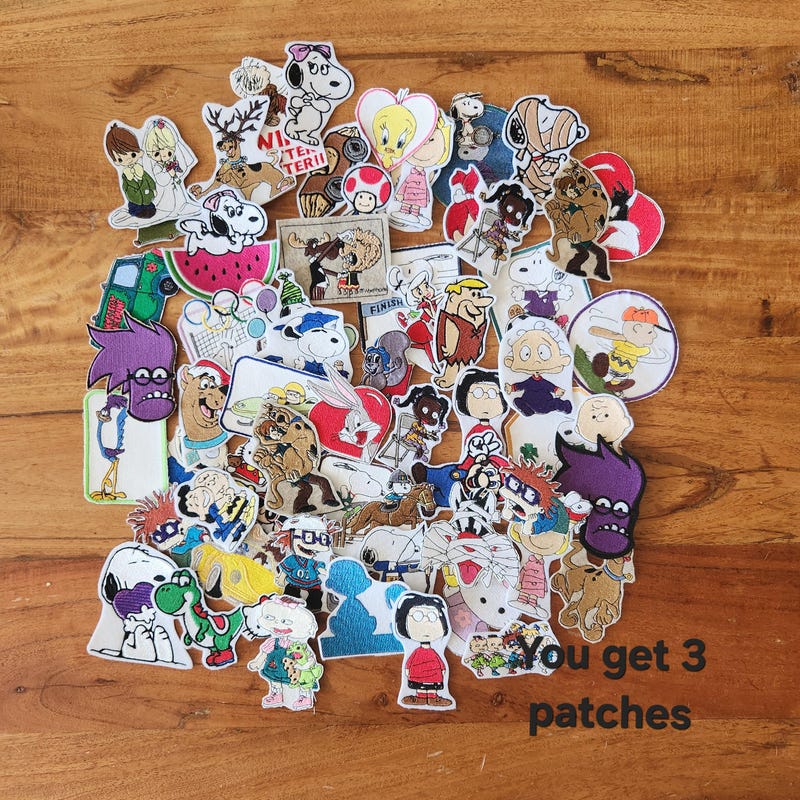 Cartoon Patches - Etsy