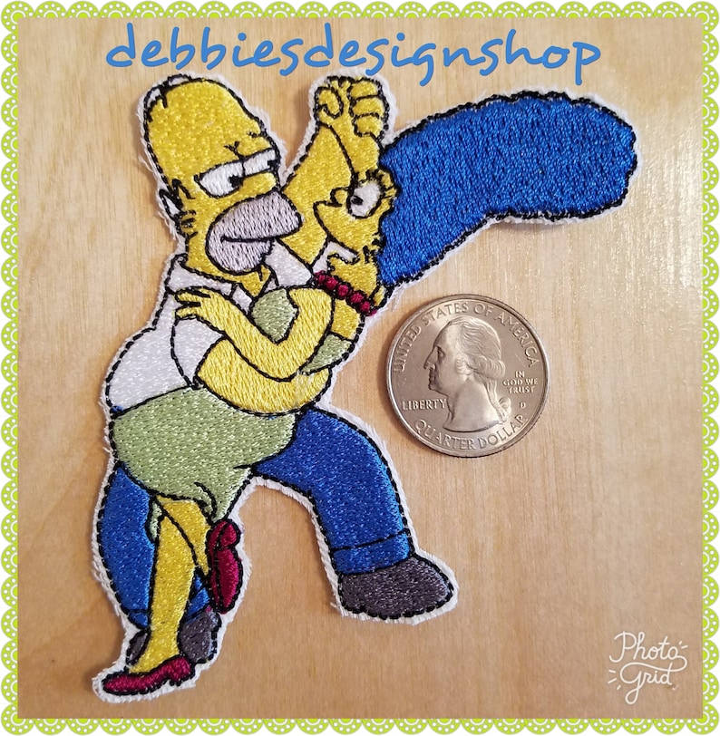 Simpsons Iron on Patches - Etsy