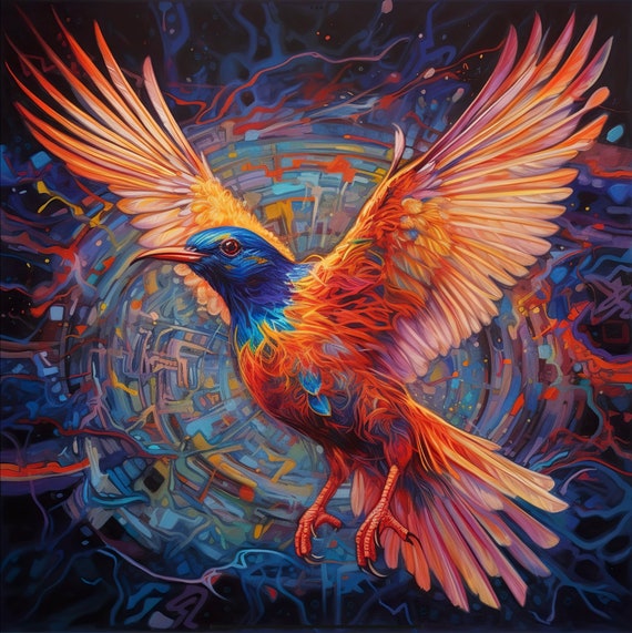 Abstract Bird Design