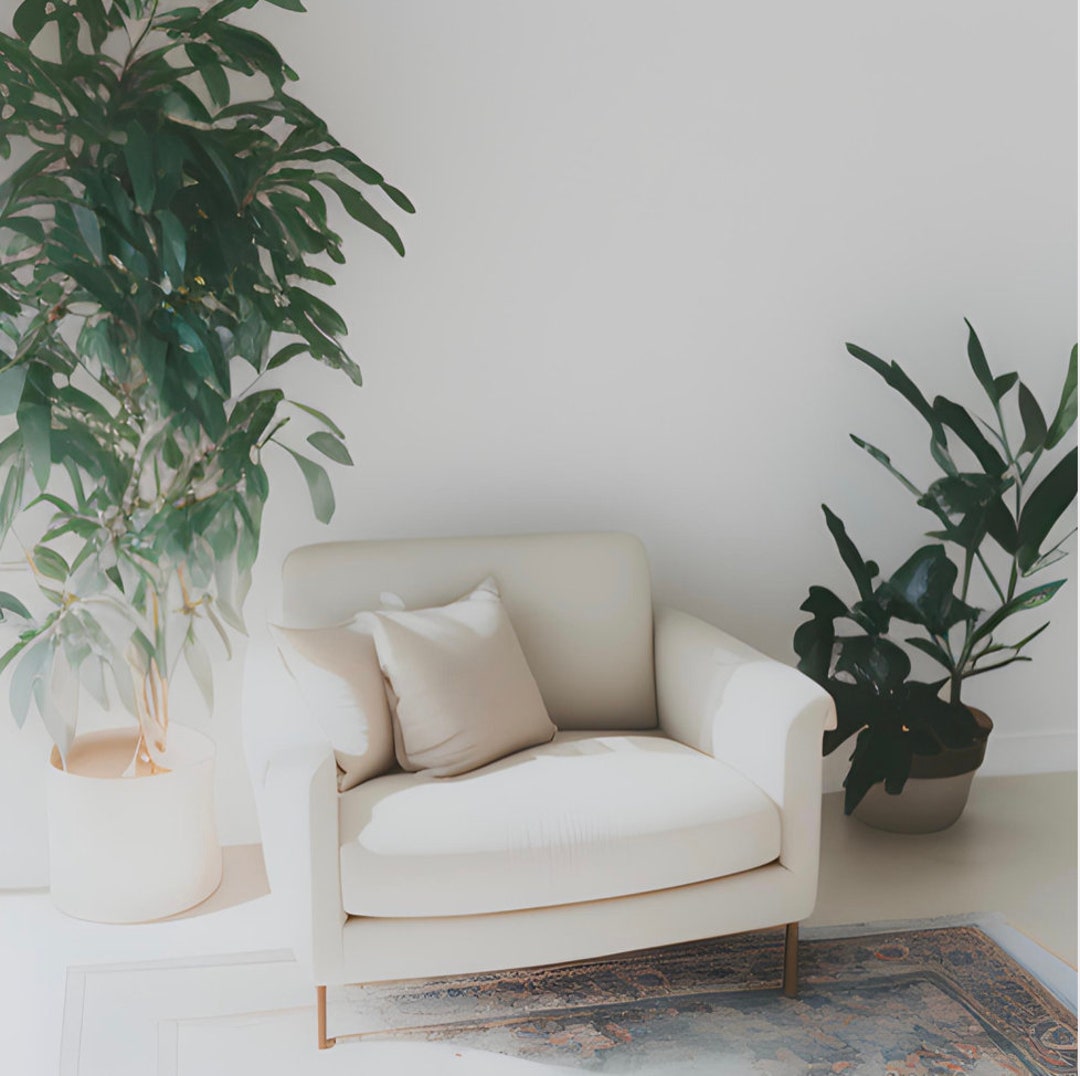 Modern Living Room Virtual Background - Etsy