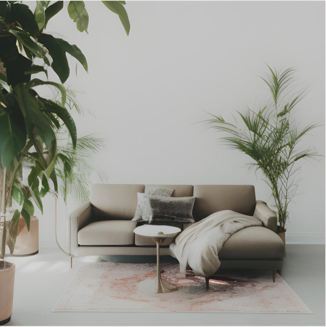 Modern Living Room Virtual Background - Etsy