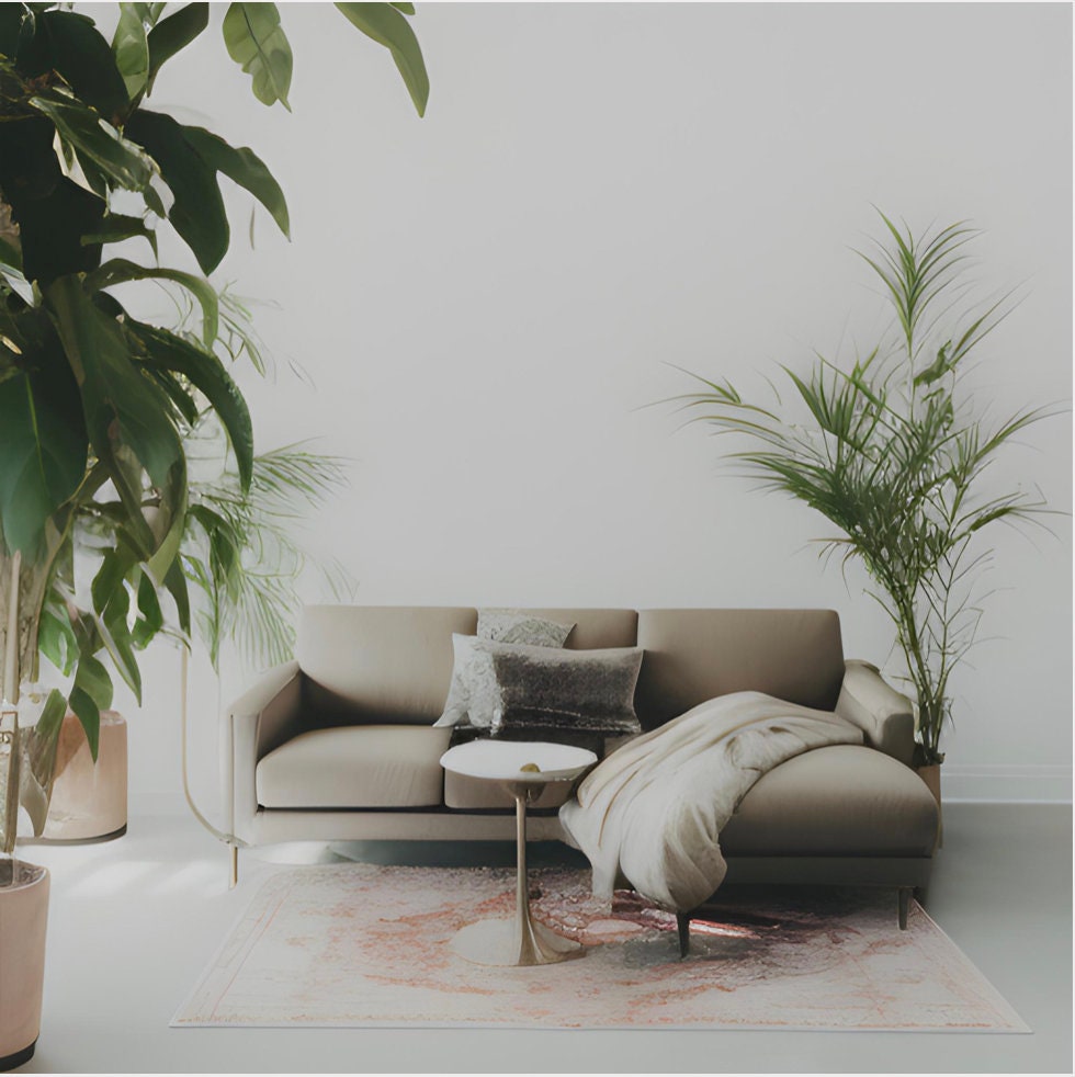 Modern Living Room Virtual Background - Etsy