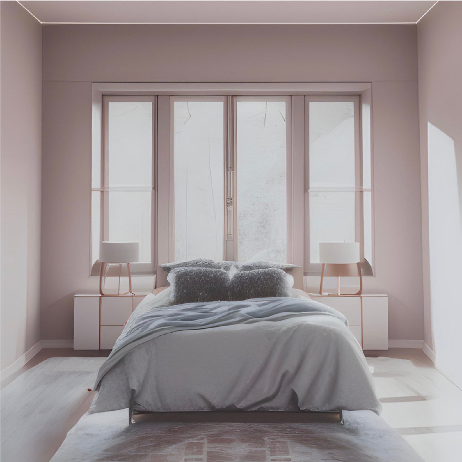 Modern Bedroom Virtual Background - Etsy
