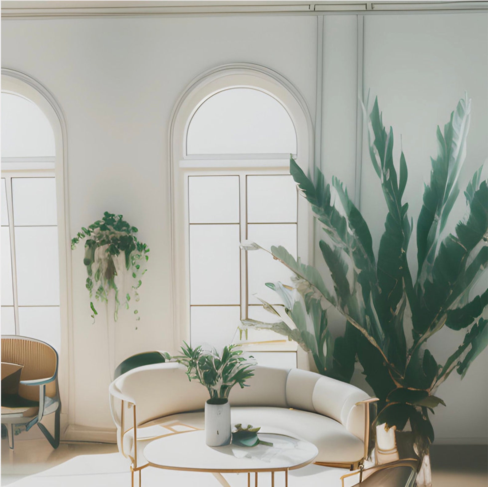 Modern Living Room Virtual Backround - Etsy