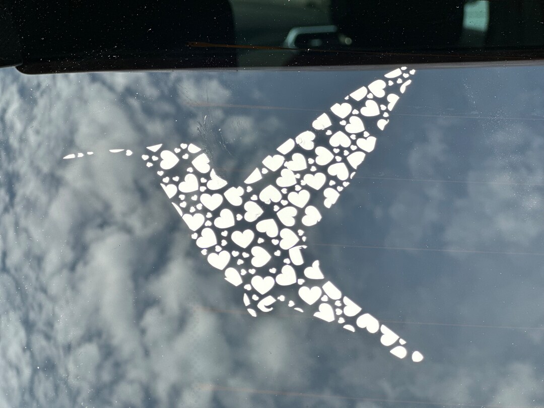 Hummingbird, Vinyl Decals, Waterproof, Good for Cars, Animal Lovers ...