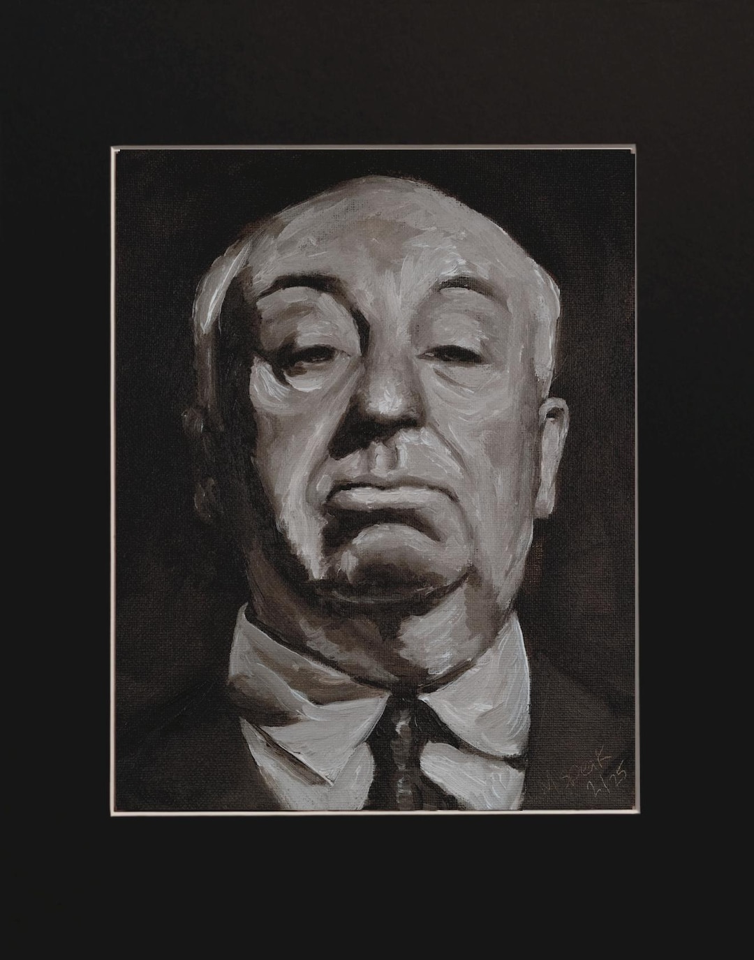 Alfred Hitchcock Art Print 11x14in - Etsy