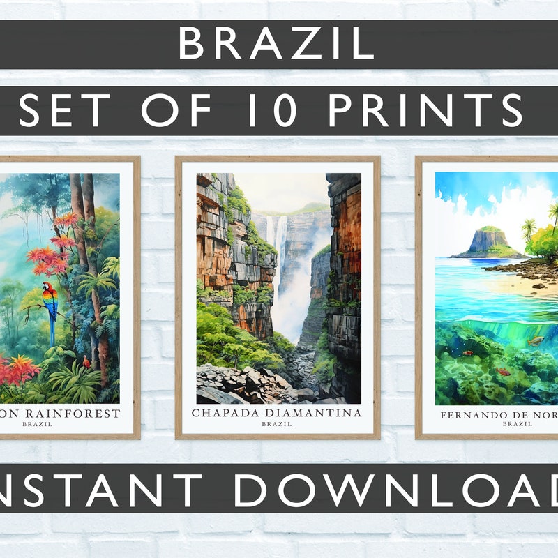 Brazil Art - Etsy
