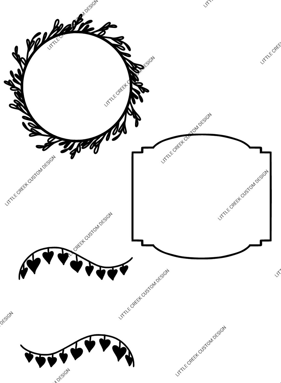 Spring Border Svg Png, Border Svg Png, Spring Svg Png, Floral Border ...
