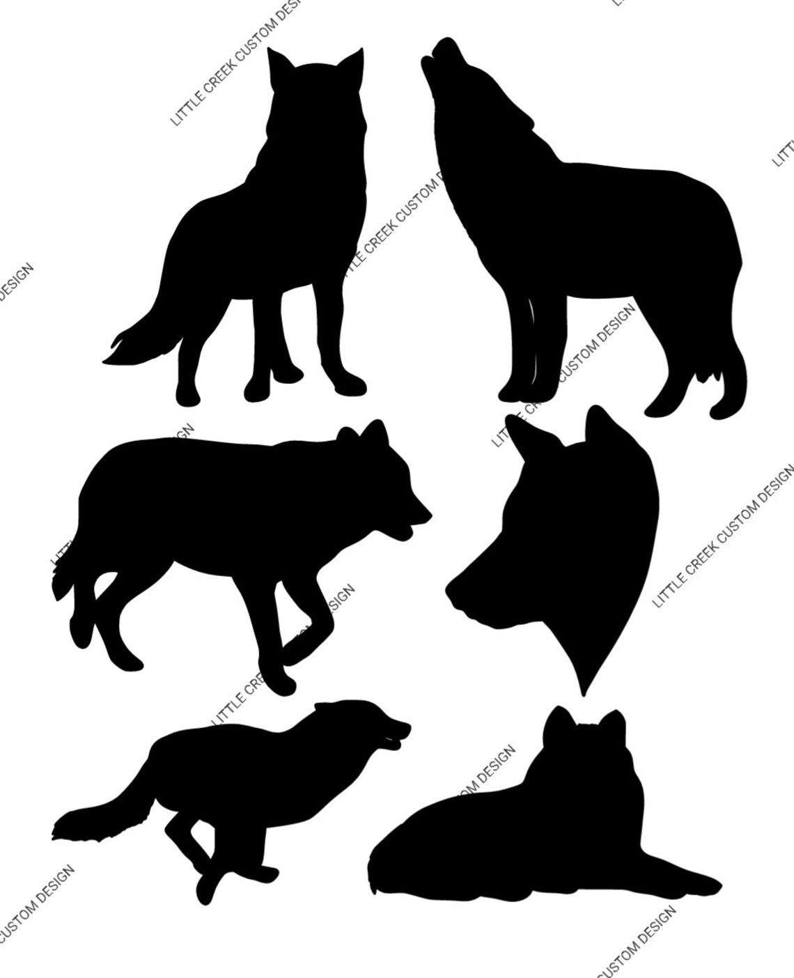 Wolves Svg Png, Wolf Svg Png, Wildlife Svg Png, Animal Svg Png, Howling ...