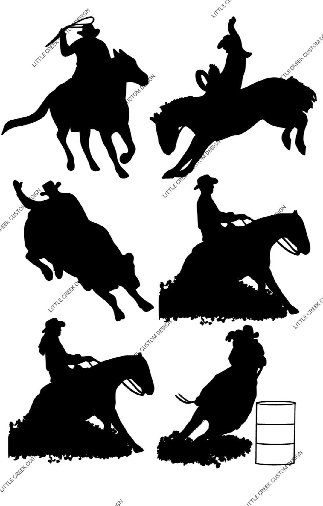 Rodeo Svg Png, Roper Svg Png, Bronc Rider Svg Png, Bull Rider Svg Png ...