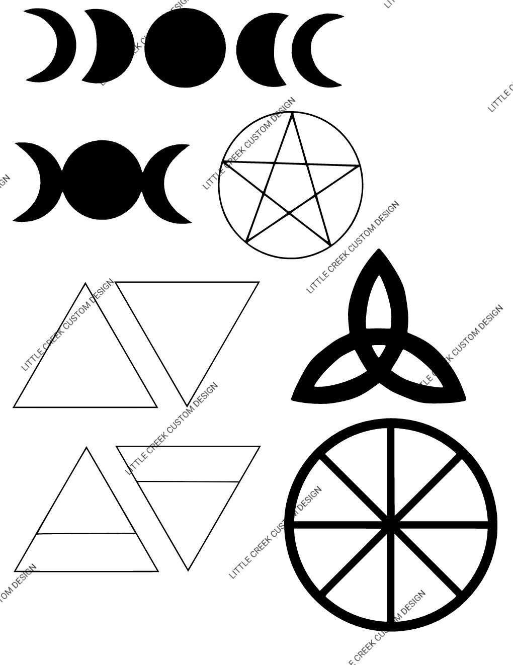 Wiccan SVG PNG File, Wiccan Symbols, Symbols Svg Png, Witchy Svg Png ...