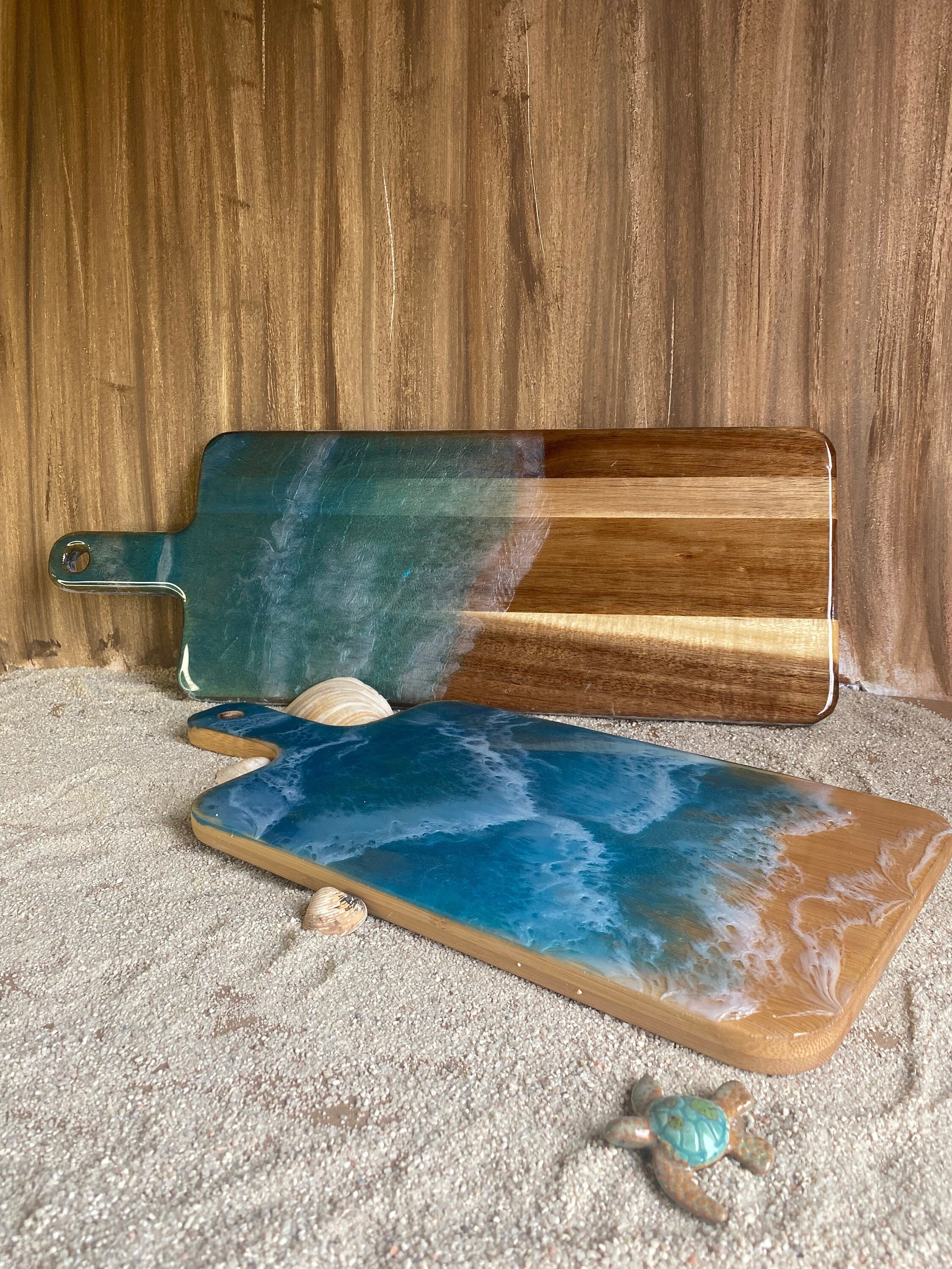 Ocean Charcuterie Board, Charcuterie Board, Resin Board, Ocean Board ...