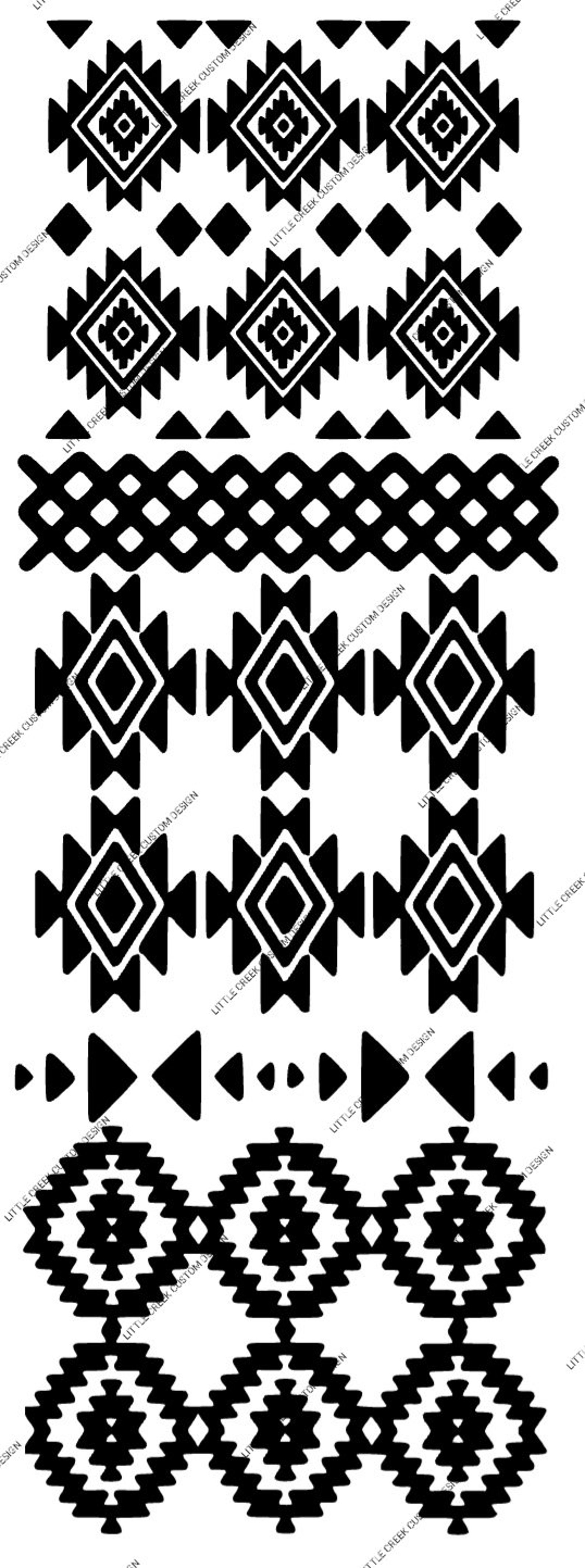 Pattern Svg Png, Aztec Pattern Svg Png, Western Svg Png, Country Svg ...