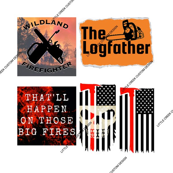 Wildland Fire Decal - Etsy