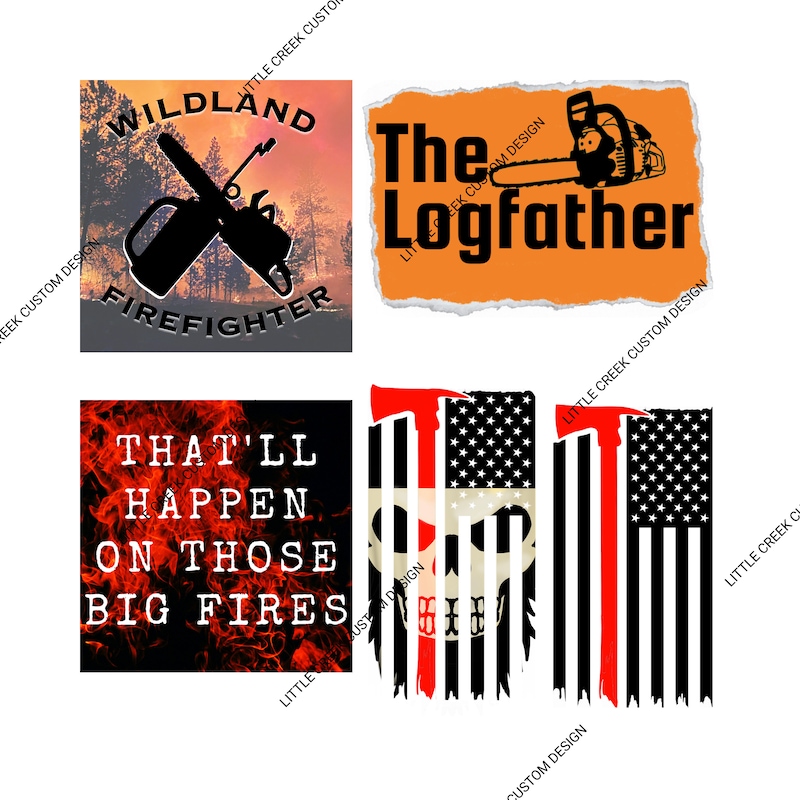 Wildland Fire Decal - Etsy